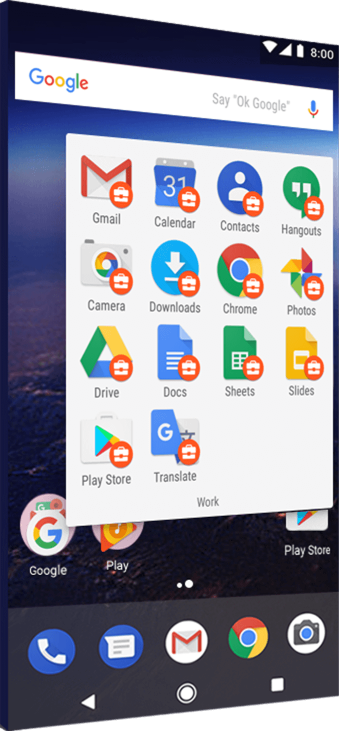 Android – Android pour les employés